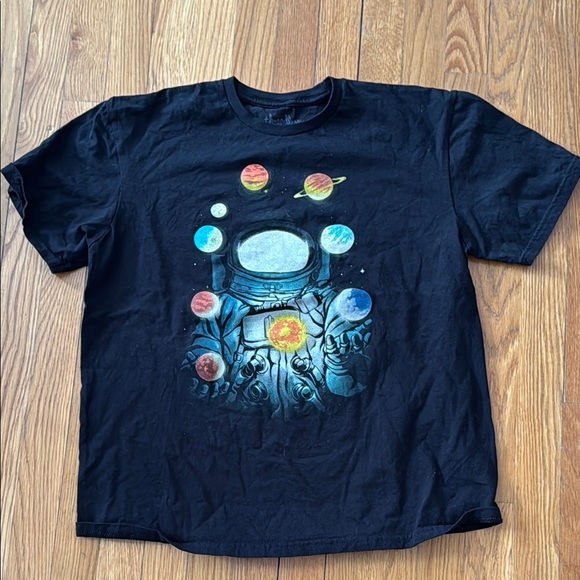 Threadless | Shirts | Threadless Juggling Planets Astronaut Graphic ...